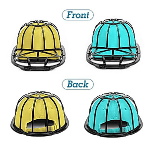Eguink Upgraded 2 pack Hat washer for Washing machine,Baseball Hat Washer.Hat Cage for Washer, It can Keep Hats In Shape.
