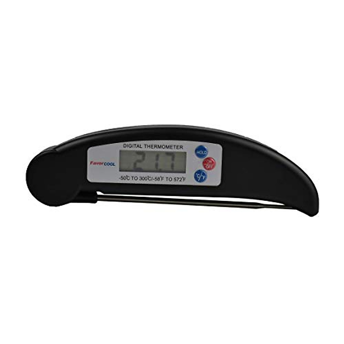 FaverCOOL Digital Food Meat Candy Thermometer, Instant Read Probe Thermometer for Cooking Grilling and Smoking Oven Cooking