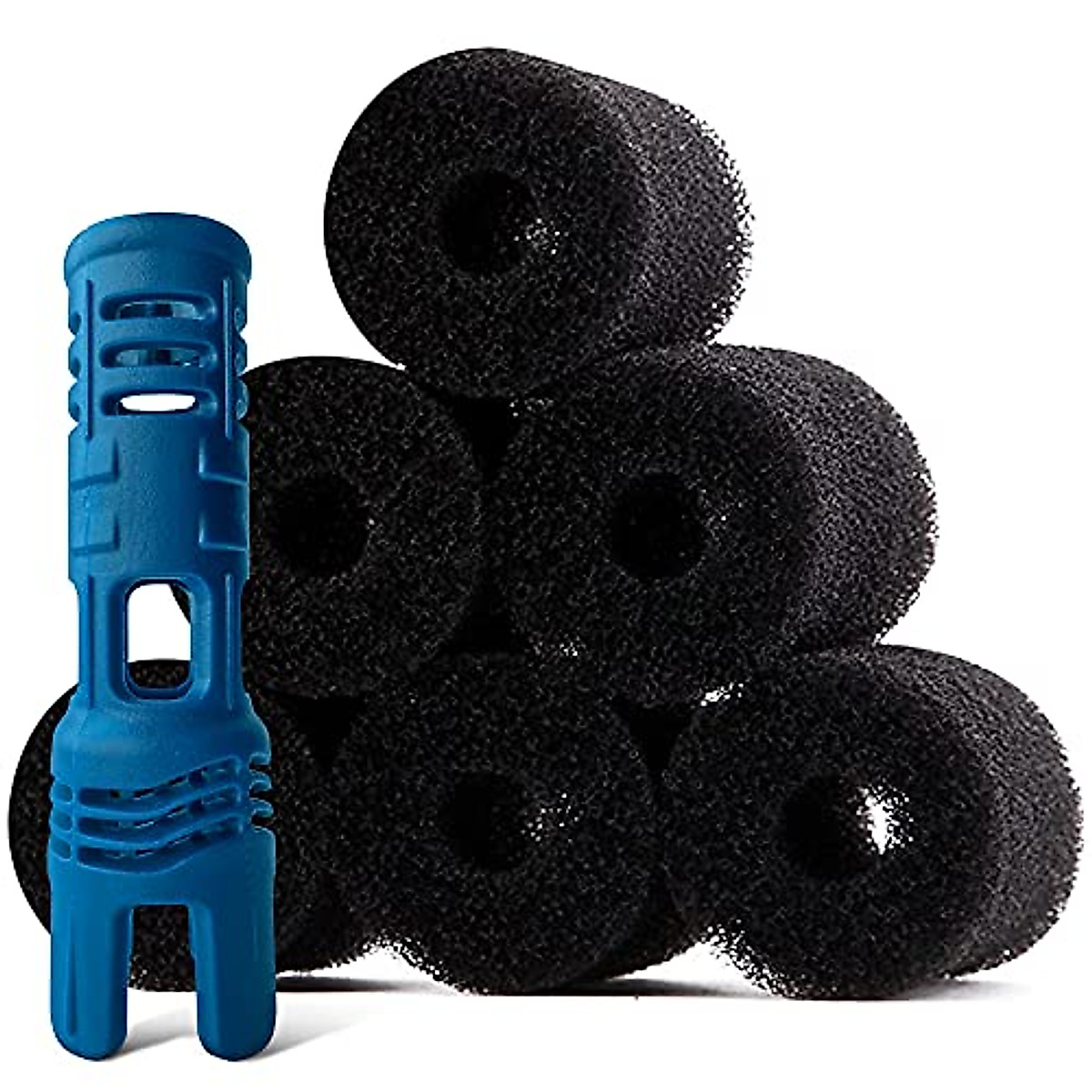 Canamax Premium TSP10P Tail Sweep PRO and 6 Packs 9-100-3105 Sweep Hose Scrubber - Replacement for Polaris Pressure-Side 3900 Sport, 380, 360, 280, and 180 Pool Cleaners