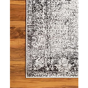 Unique Loom Sofia Collection Area Rug - Casino (8' x 10', Gray/ Beige)