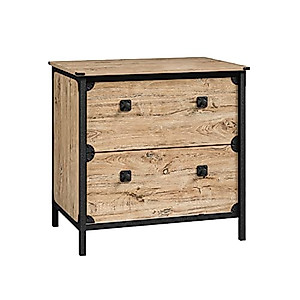 Sauder Steel River Lateral File, L: 30.08" x W: 20.75" x H: 29.53", Milled Mesquite Finish