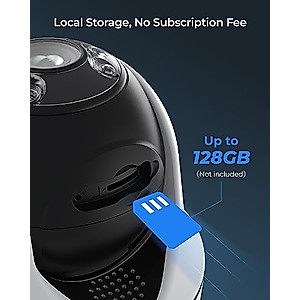 REOLINK First 4K Solar Security Cameras Wireless Outdoor, Argus PT 4K+ 6W Solar Panel, 360° Pan Tilt Solar Battery Outdoor Camera with 8MP Color Night Vision, 2.4/5 GHz Wi-Fi, No Monthly Fee