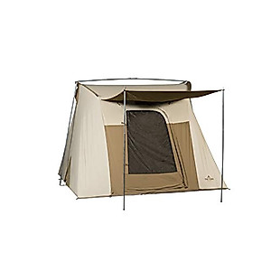 TETON Sports Mesa 10 Canvas Tent; 6 Person Family Camping Tent, Room with a View