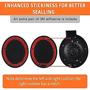 GVOEARS Replacement Ear Pads for Beats Studio 3, Cushions for Beats Studio 3 Replacement Ear Pads for Beats Studio 2&3 Wired & Wireless Not Fit Beats Solo On-Ear Headphone with Thicker Memory Foam