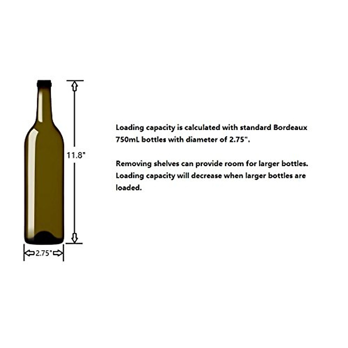 Kalamera 73 Bottle Compressor Wine Cooler Dual Zone with Touch Control