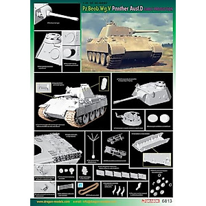 Dragon Models 1/35 Pz.Beob.Wg.V Ausf.D Early Production Military Vehicle Kit