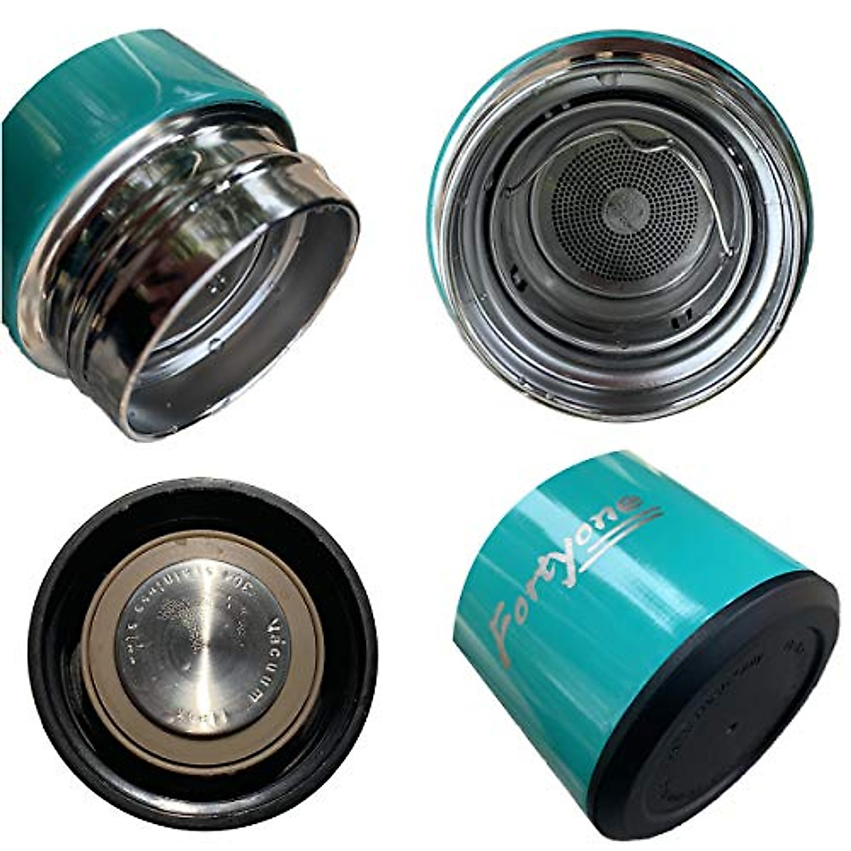 Fortyone Thermos Cup Coffee Thermos Bottle Coffee mugstainless Steel Cup Vacuum Insulated Cup With temperature display Keep Drinks Hot or Cold (Green) (Green)