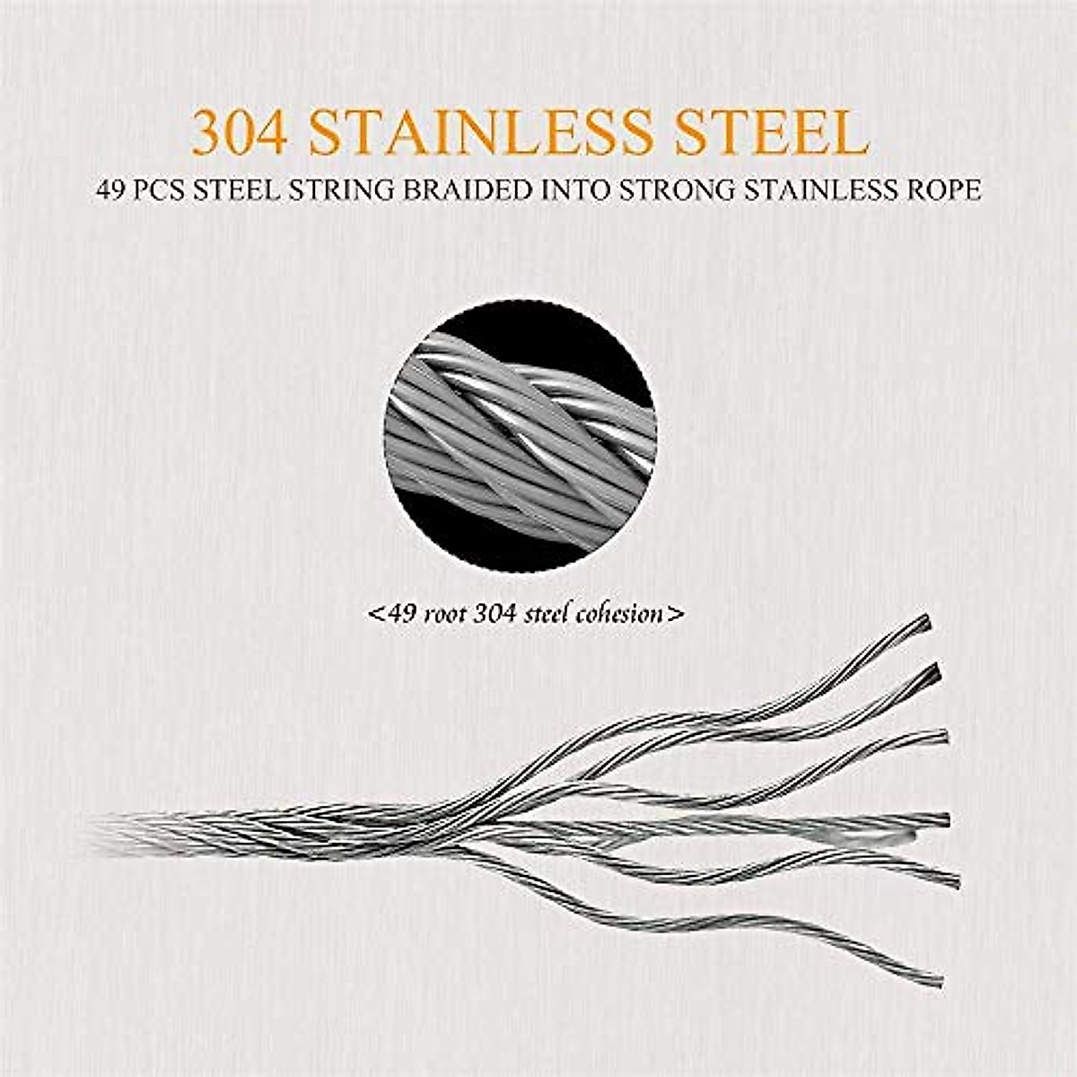 TeeGoo Retractable Clothesline 13.8 Feets Indoor Outdoor Clothing Rope Balcony Laundry Rack Clothes Hanger No Drilling/Wall Mounted Dryer Heavy Duty Stainless Steel Clothesline Rope(Silver)