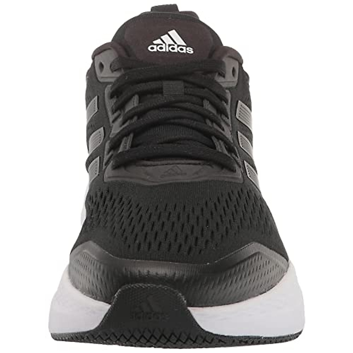 adidas Men's Questar Running Shoe, Black/White/Grey, 10.5