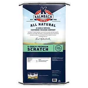 Kalmbach Feeds All Natural 5 Grain Premium Scratch Grain Treat for Chickens