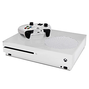 Winter White - Vinyl Decal Mod Skin Kit by System Skins - Compatible with Microsoft Xbox One Slim (XB1 Slim)