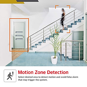 Wisenet SDC-89445BF 5MP CCTV Surveillance Weatherproof Bullet Security Camera 82ft IR Distance Plastic Housing 3.6mm Lens 104° Wide Angle (Double Pack)