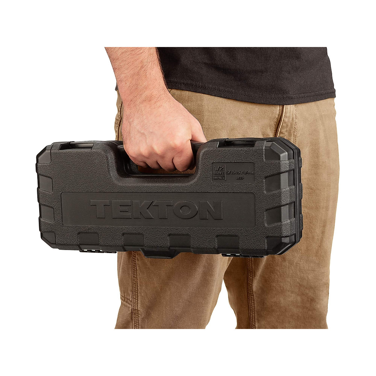 TEKTON 1/2 Inch Drive Deep 6-Point Impact Socket Set, 17-Piece (5/16-1-1/4 in.) | SID92305