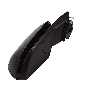 Kool Vue Driver & Passenger Side Power Non-Heated Mirrors for Ford Mustang 2015-2020 With Spotter Glass; Without Signal Light, Memory & Puddle Lamp Paintable