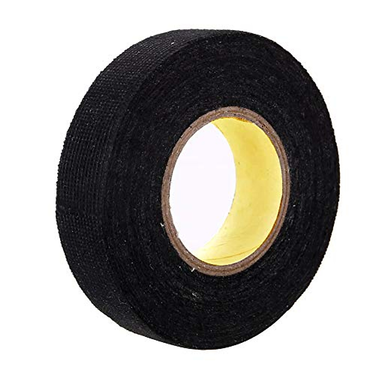 Wiring Harness Cloth Tape,MoreChioce Car Waterproof Tape Noise Reduction Car Wiring Harness Tape Electrical Insulation Tape Heat-Resistant Adhesive for Car Motorcycle 25m x 3cm,Black