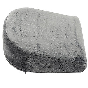 Cheer Collection Memory Foam Maternity Wedge Cushion | Pregnancy Pain Relief Belly Support Pillow with Removable Microplush Washable Cover