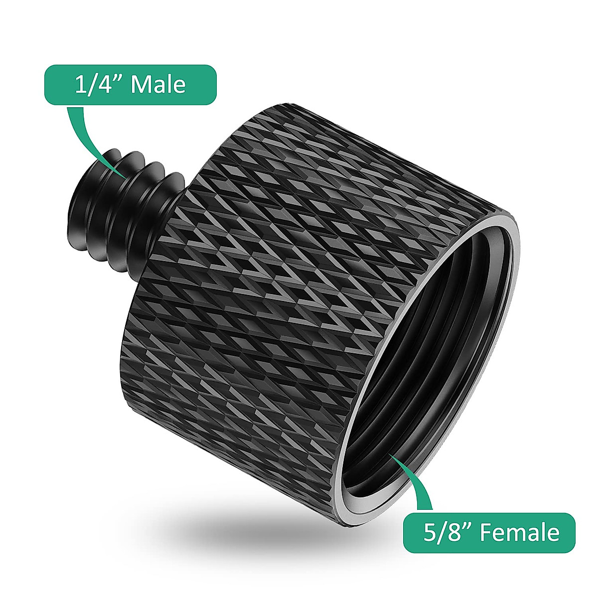 Rigych 5/8 to 1/4 Adapter 8 Pcs Mic Stand Thread Screw Adapter 5/8 Female to 1/4 Male and 5/8 Female to 3/8 Male for Microphone Stand Mic Mount