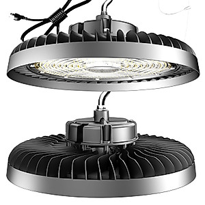 ANTLUX 600W UFO LED High Bay Light 90000lm (Equiv.to 2400W MH/HPS) High Bay LED Shop Light AC100-277V 5000K Commercial Bay Lighting -2 Pack