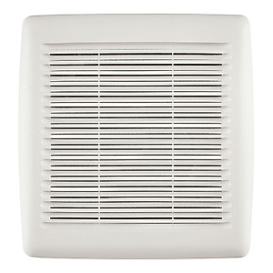 Broan-NuTone FGR300S Replacement Grille Cover for Roomside Series Bathroom Ventilation Fan, Easy Installation, White, 11.25 x 11.75 x 1 inches