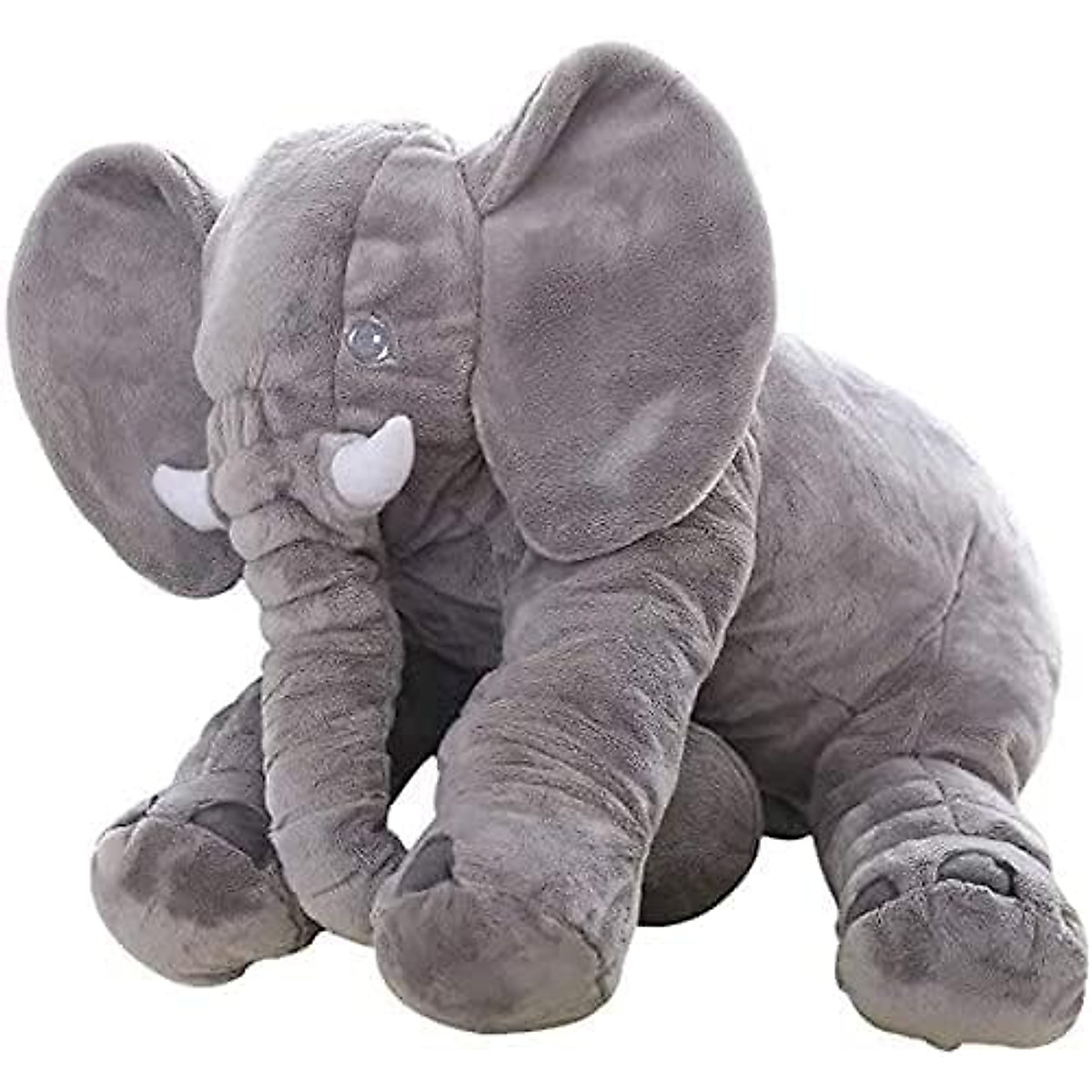 Hmcghie Giant Elephant Stuffed Animals Oversized 24 Inch Large Stuffed Elephant Pillow Toy Gray Gifts for Kids Girlfriend Home Decor