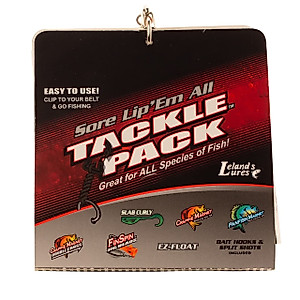 Crappie Magnet Tackle Pack Kit - Fishing Lures, Jig Hooks, Split Shots - Designed to Catch Any Fish Including Bass, Crappie, Trout and More - Portable All Species Fishing Tackle Box