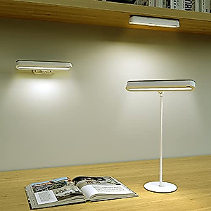 BEYONDOP LED Desk Lamp for Home Office, Magnetic Lights with 1800mah Rechargeable Battery, Full Dimmable Reading Lamp, Battery Operated Lights, Eye-Caring Table Lamp for Dorm School Gifts, 4000K