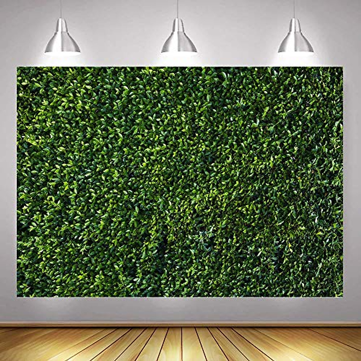 Art Studio 9x6ft Green Leaves Photography Backdrops Spring Nature Party Decoration Outdoorsy Theme Newborn Baby Shower Backdrop Wedding Photo Background Studio Props Booth Vinyl