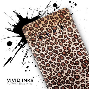 DesignSkinz Vibrant Cheetah Animal Print V3 Protective Vinyl Decal Wrap Skin Cover Compatible with The Samsung Galaxy S20 (Screen Trim & Back Glass Skin)
