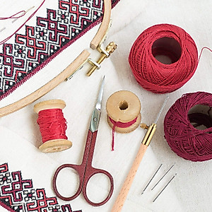 Tambour Hook with 3 Needles Tambour Embroidery Kit Tambour Crochet Hook Kits Sequin Beads Needle Set