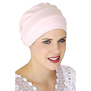 Headcovers Unlimited Three Seam Cotton Sleep Cap-Caps for Women with Chemo Cancer Hair Loss Cream