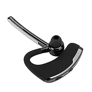 Business BT Wireless Headset, Wireless Handsfree Earpiece Stereo Noise Cancelling Mic, Compatible for Cell Phones Smartphone fit for Driving/Business/Office/Running