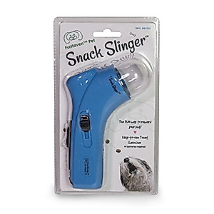 Furhaven Snack Slinger Treat Dispenser Training Toy - Light Blue, One Size