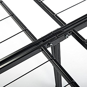 ZINUS SmartBase Tool-Free Assembly Mattress Foundation / 14 Inch Metal Platform Bed Frame / No Box Spring Needed / Sturdy Steel Frame / Underbed Storage, King