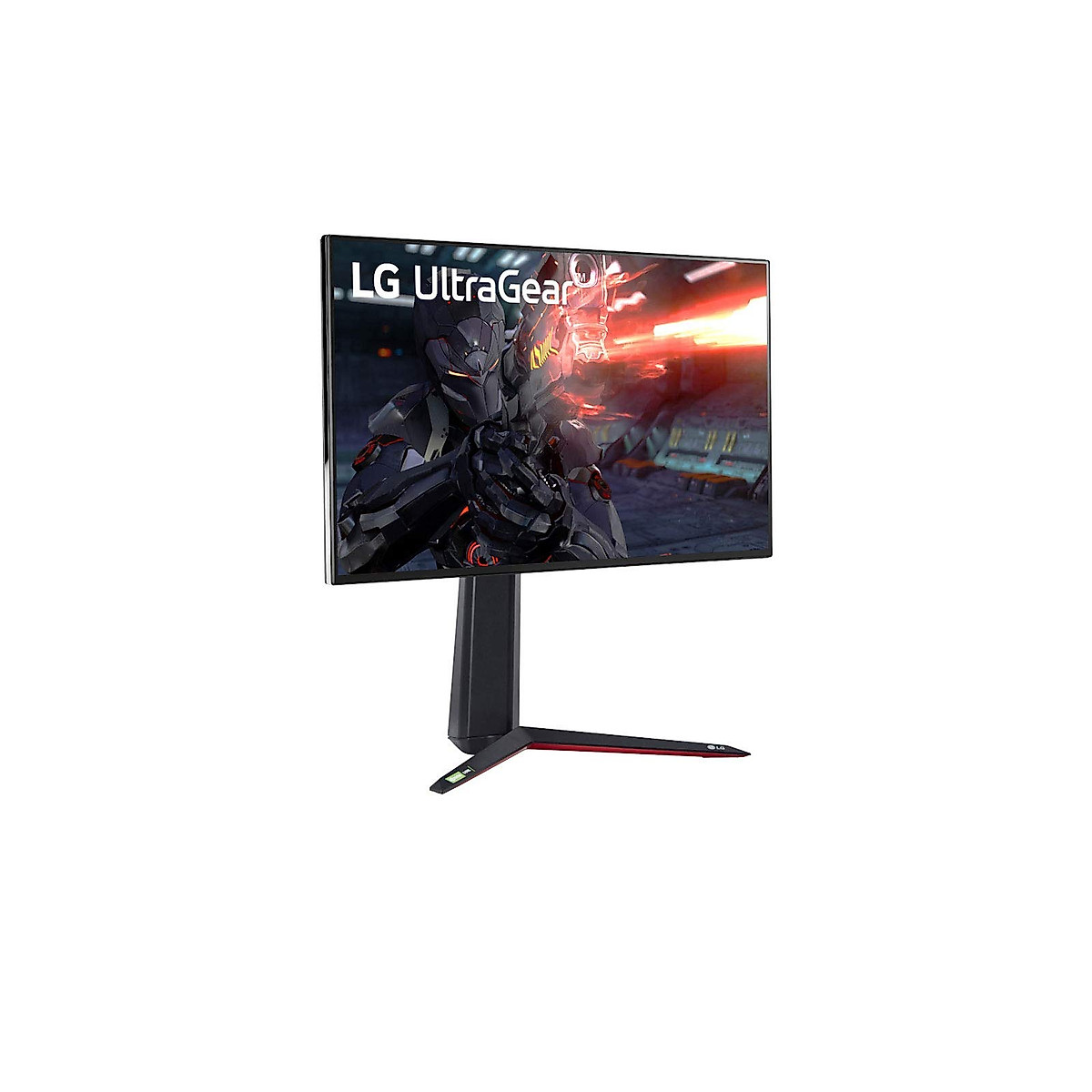 LG 27'' Ultragear 4K UHD Nano IPS 1ms 144Hz G-Sync Compatible Gaming Monitor, Black (27GN95B-B) (Renewed)