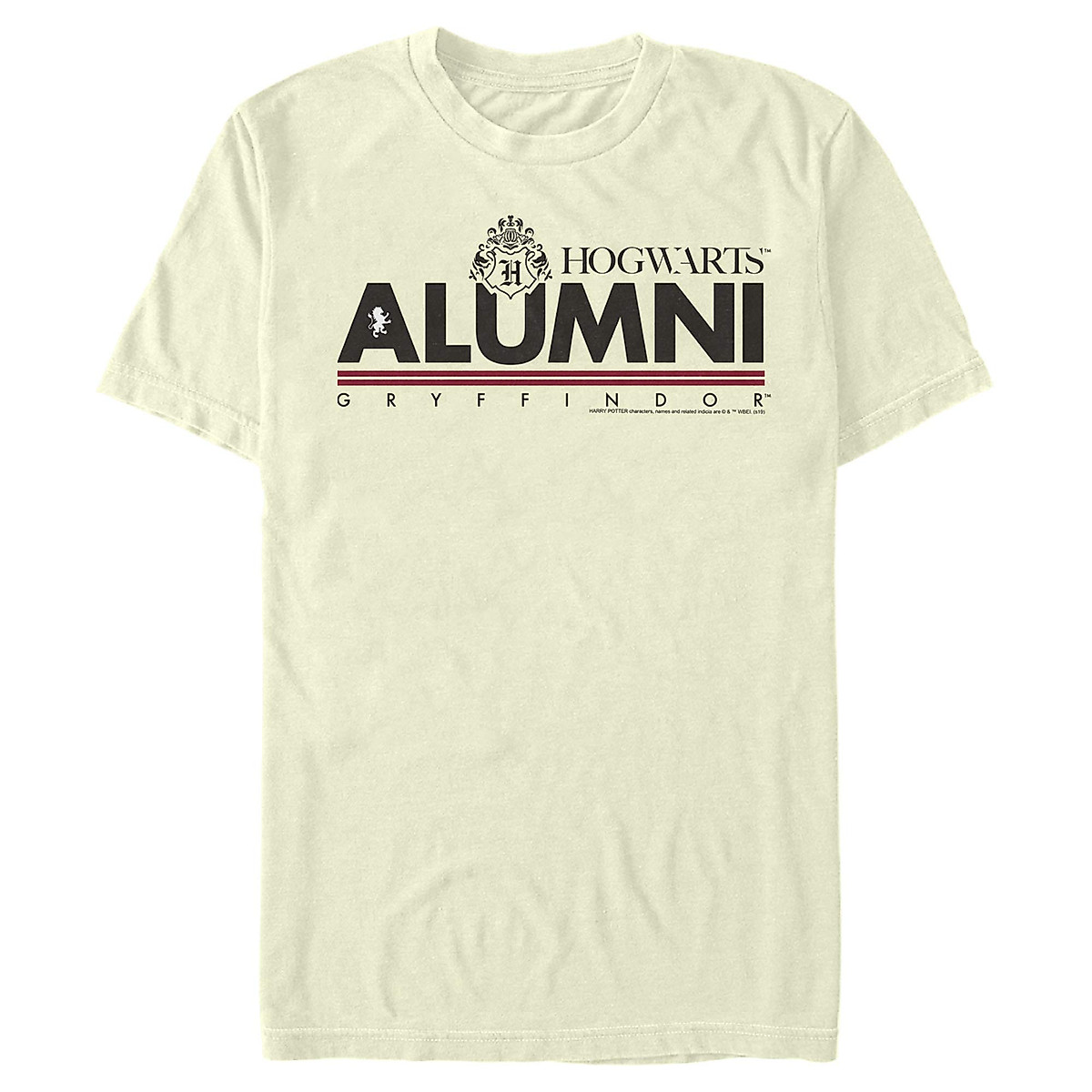 Harry Potter Men's T-Shirt, Natural, Medium