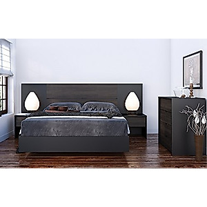 Nexera Platform Bed, Full, Black
