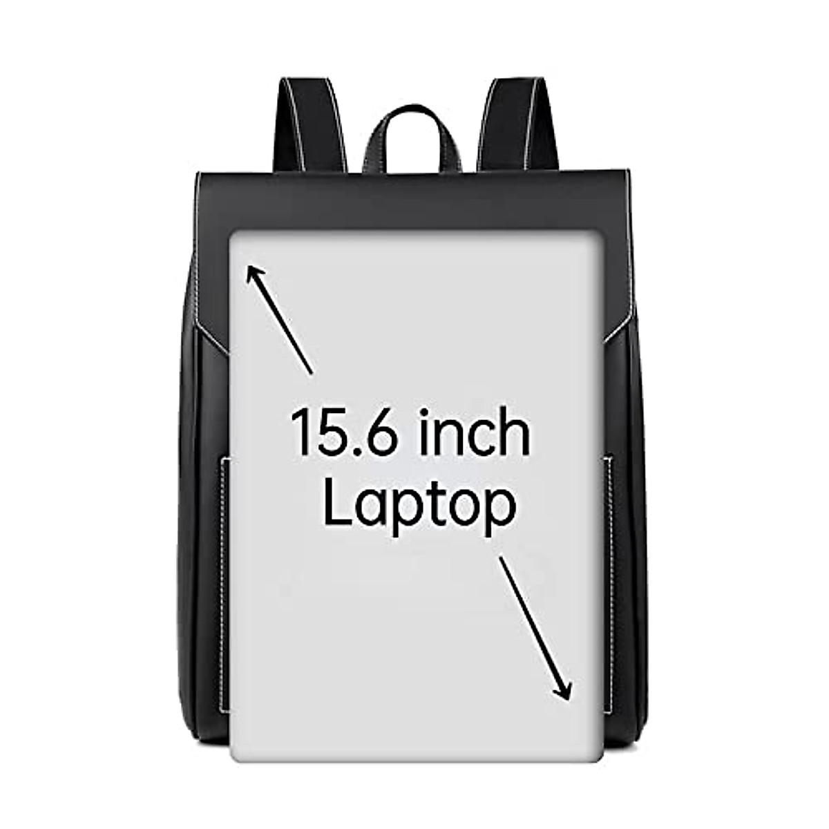 Wednesday Aesthetic Back to School Large Capacity Backpack for Teens Y2K Gothic Preppy School Book Bag (Black)