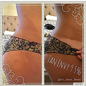 Tan Envy European Blend Dark 11.5% DHA Sunless Airbrush Spray Tanning Solution 32 oz