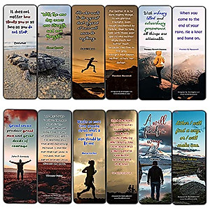 Inspirational Quotes Bookmarks Cards Series 2 (30 Pack) - Handy Inspirational Quotes - Stocking Stuffers Adoration Devotional Bible Study - Church Ministry Supplies Classroom Teacher Incentive Gifts
