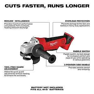 New Milwaukee 2680-20 M18 18 Volt 4 1/2" Cut-off Grinder Cordless New In Box