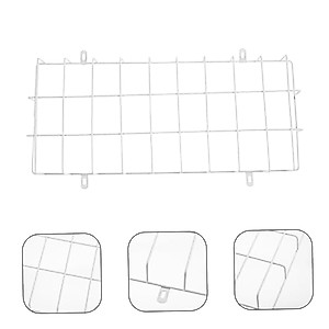 KONTONTY Iron Cover for Emergency Light Exit Sign Protective Cover Emergency Light Wire Guard White Emergency Light Wire Cover