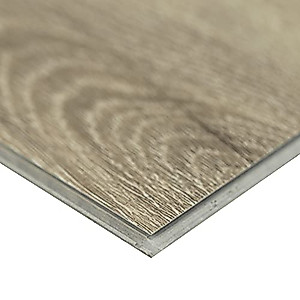 MSI Newlands 6 MIL x 7 in. x 48 in. Luxury Vinyl Flooring, Rigid Core Planks, LVT Tile, Click Lock Floating Floor, Waterproof LVT, Wood Grain Finish, Goncalo Gray, 1438.25 Square Feet