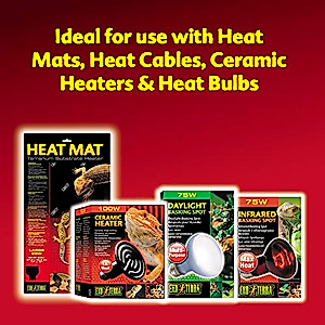 Exo Terra Thermostat for Reptile Terrariums with Day and Night Timer and Dual Receptacles