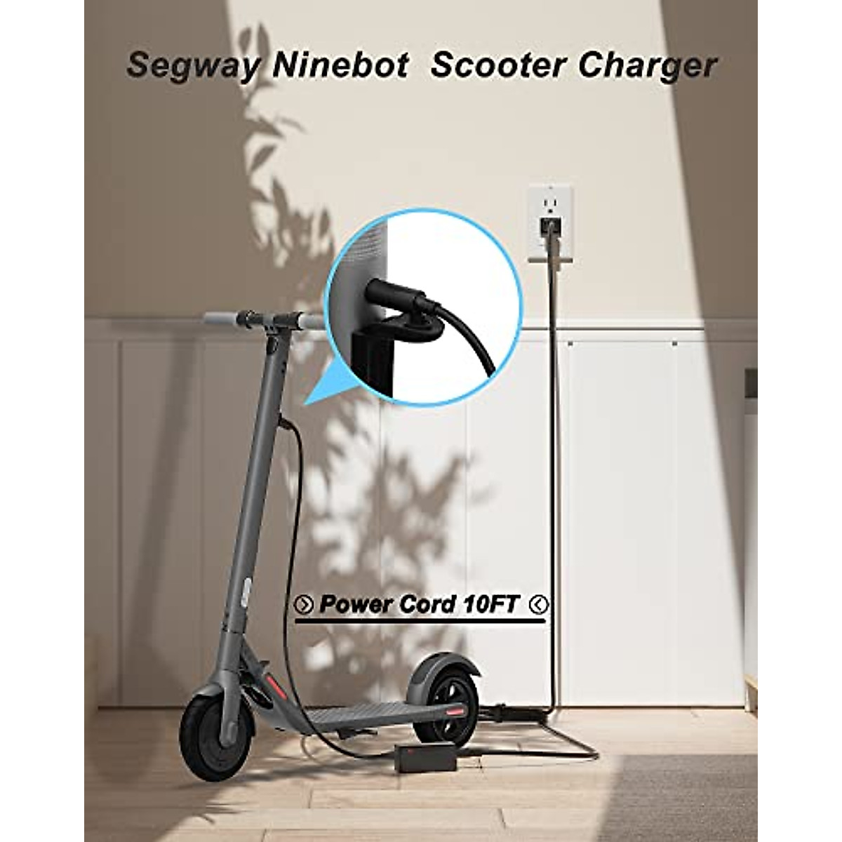 42V 1.7A Replacement for Segway Ninebot Charger for Scooter ES2/ES4/E22/ES1L ES Series KickScooters