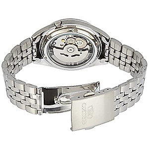 Seiko Men's SNKL15 Stainless Steel Analog with Silver Dial Watch