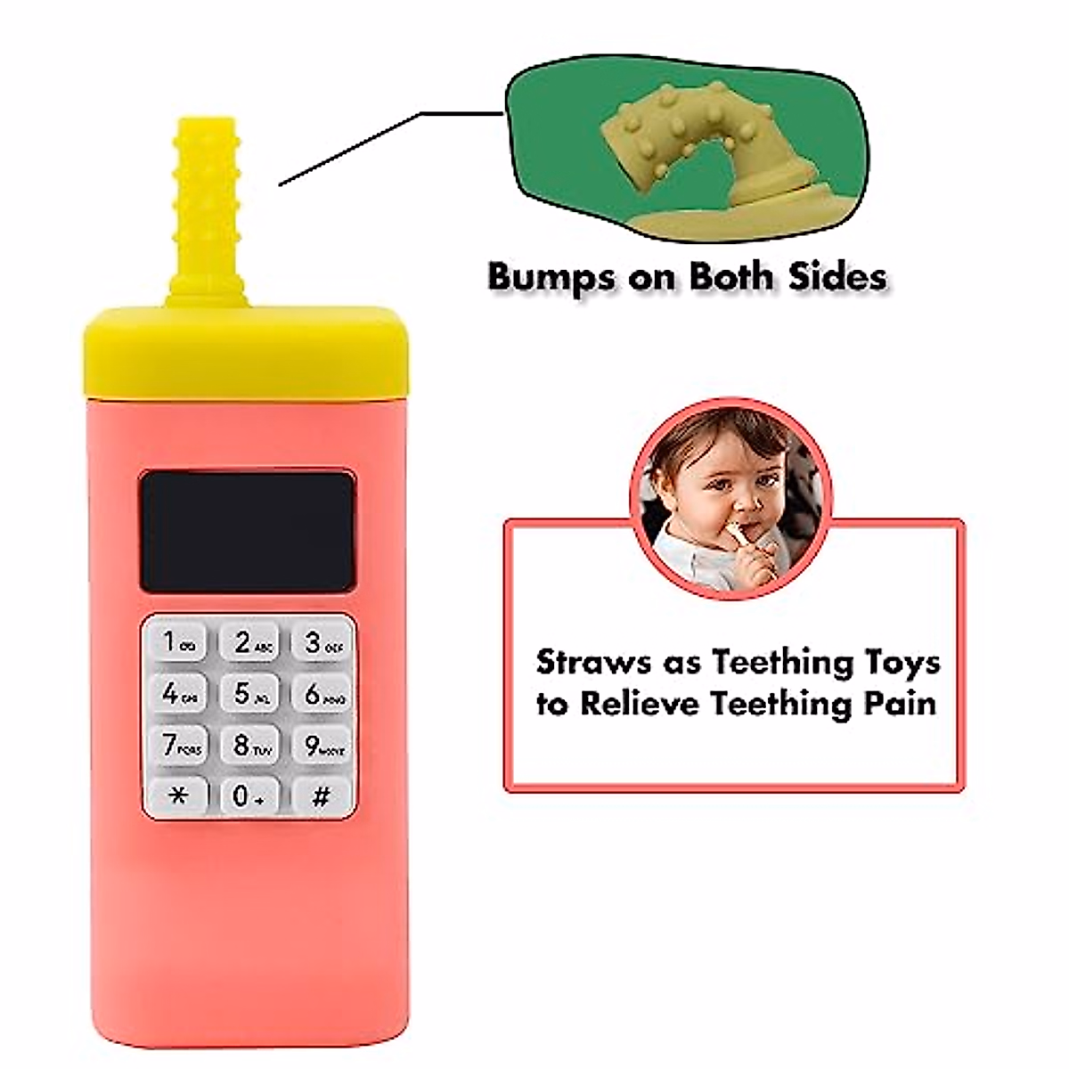 FEISCS Silicone Toddler Straw Training Cup,Toddler Sippy Cup Spill Proof Little Cup,Perfect Baby Cup,6.8oz(Pink)