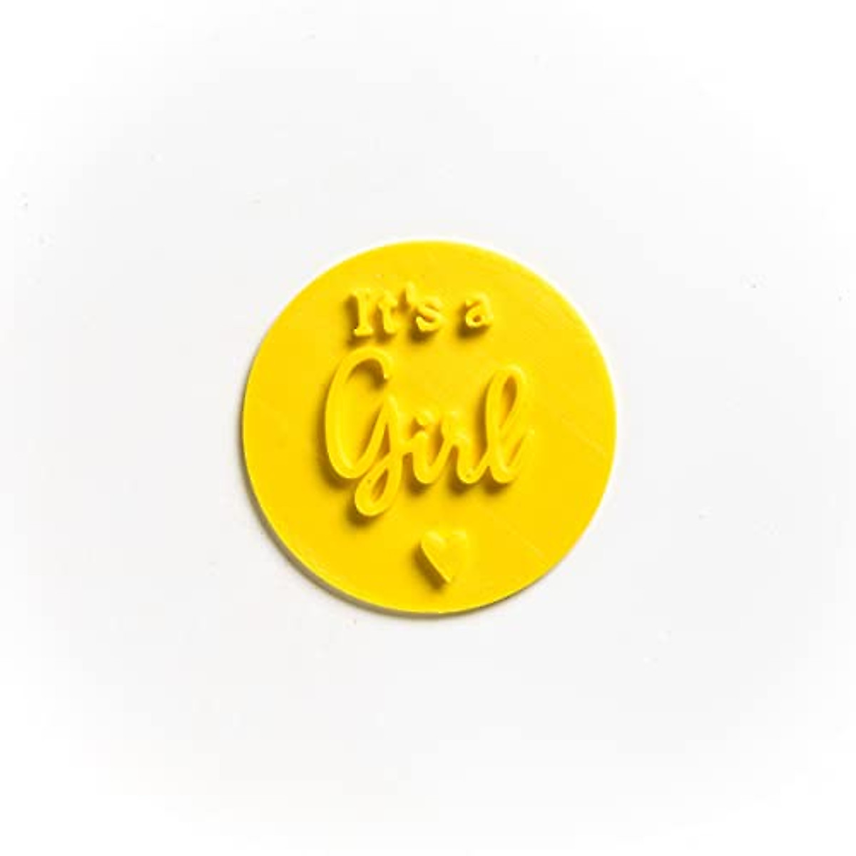 The Cookie Cutter Hub It's A Girl Embosser/Stamp for Cupcakes Fondant Icing Clay Cake Baking Decoration