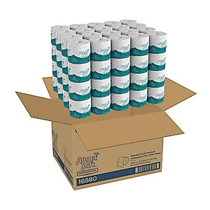 Georgia-Pacific Angel Soft Toilet Paper, 16880, Bulk Case of 80 Rolls, 450 Sheets Per Roll, Individually Wrapped, 2-Ply Soft and Strong Toilet Tissue