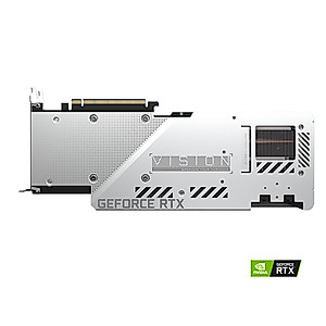 Gigabyte GeForce RTX 3080 Ti Vision OC 12G Graphics Card, 3X WINDFORCE Fans, 12GB 384-bit GDDR6X, GV-N308TVISION OC-12GD Video Card