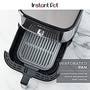 Instant Vortex Official Nonstick Grill Pan, 2-Piece, Gray
